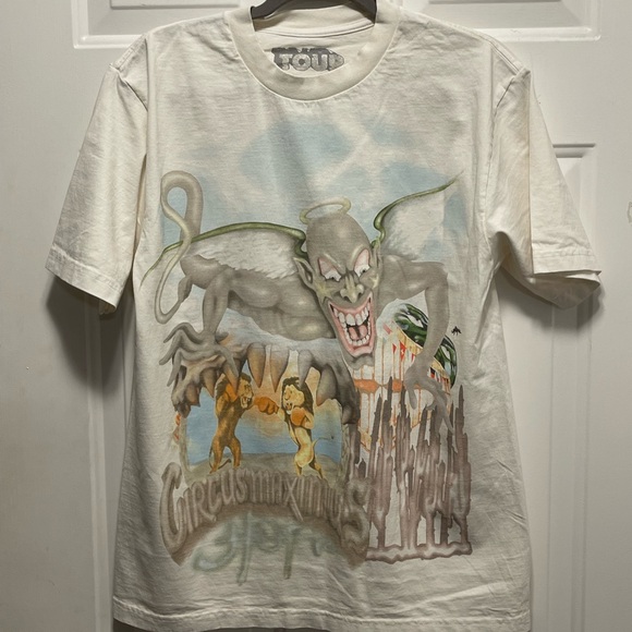Travis Scott | Shirts | New Circus Maximus Europe Tour 224 Tee White ...